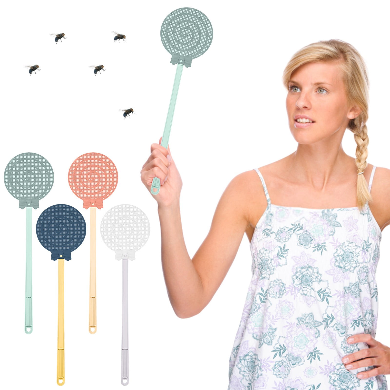 XiYin Fly Swatter, Fly Swatter for Indoors, FlySwatter, Fly Swatters ...