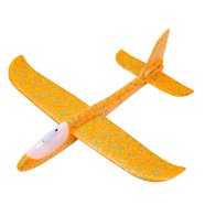 LED Light Airplane,18.90" Large Throwing Foam Plane, Glider Plane ...