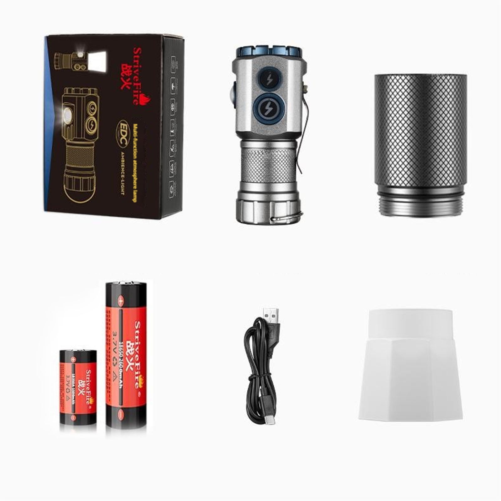 XiYin Three-Eyed Monster Mini Flashlight,German Three-Eyed Monster Mini ...