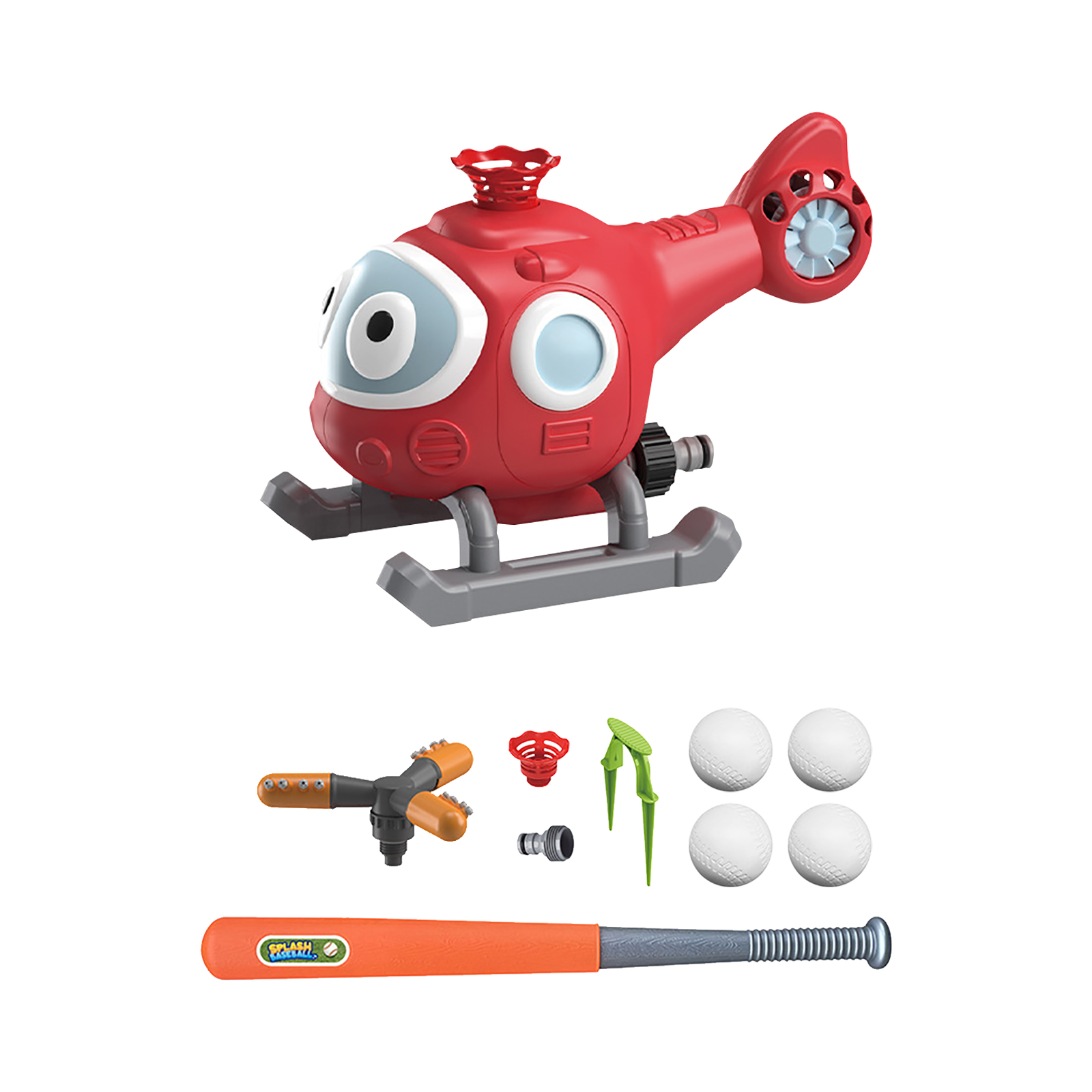 XiYin Water Sprinkler Baseball Toy 2-in-1 ,Cactus Water Play for Kids ...