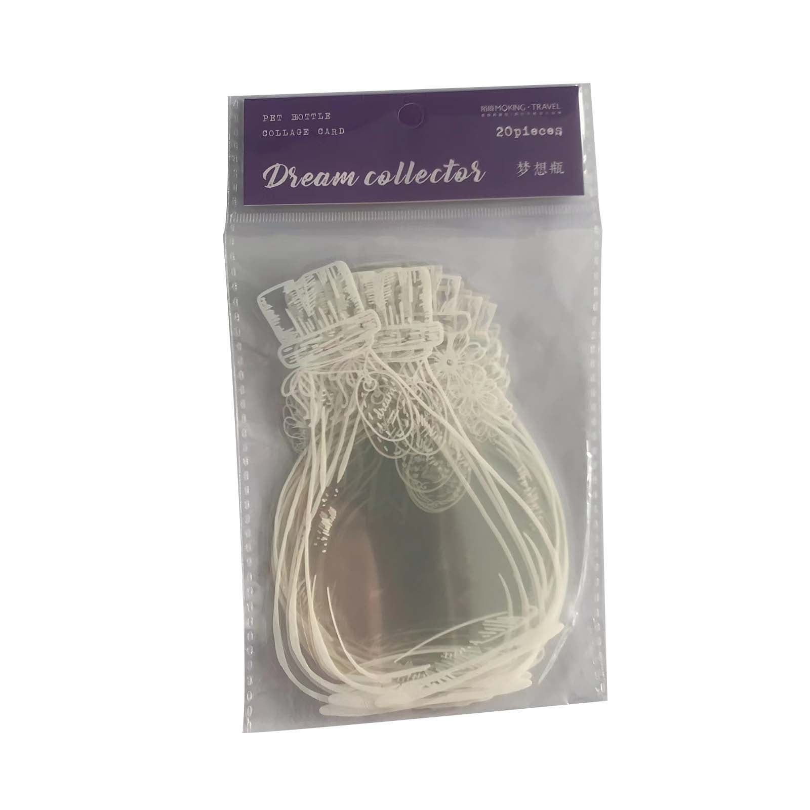 XiYing 20Pcs Transparent Dried Flower Bookmarks - Real Pressed Flowers ...