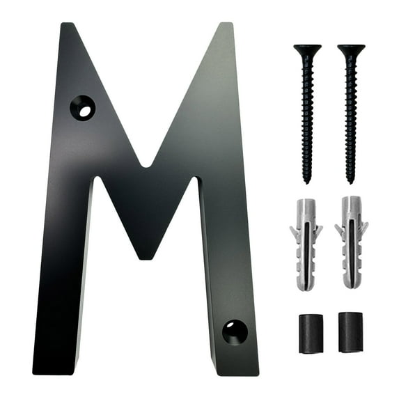 XiYing 6-Inch Full Perforated Modern Floating Acrylic House Number ...