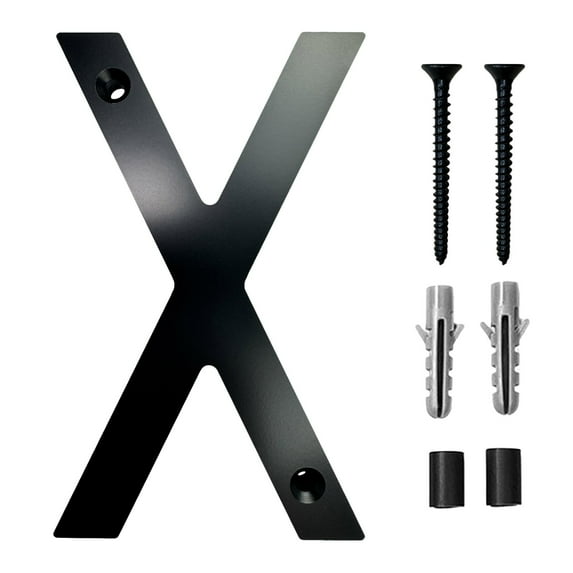 XiYing 6-Inch Full Perforated Modern Floating Acrylic House Number ...