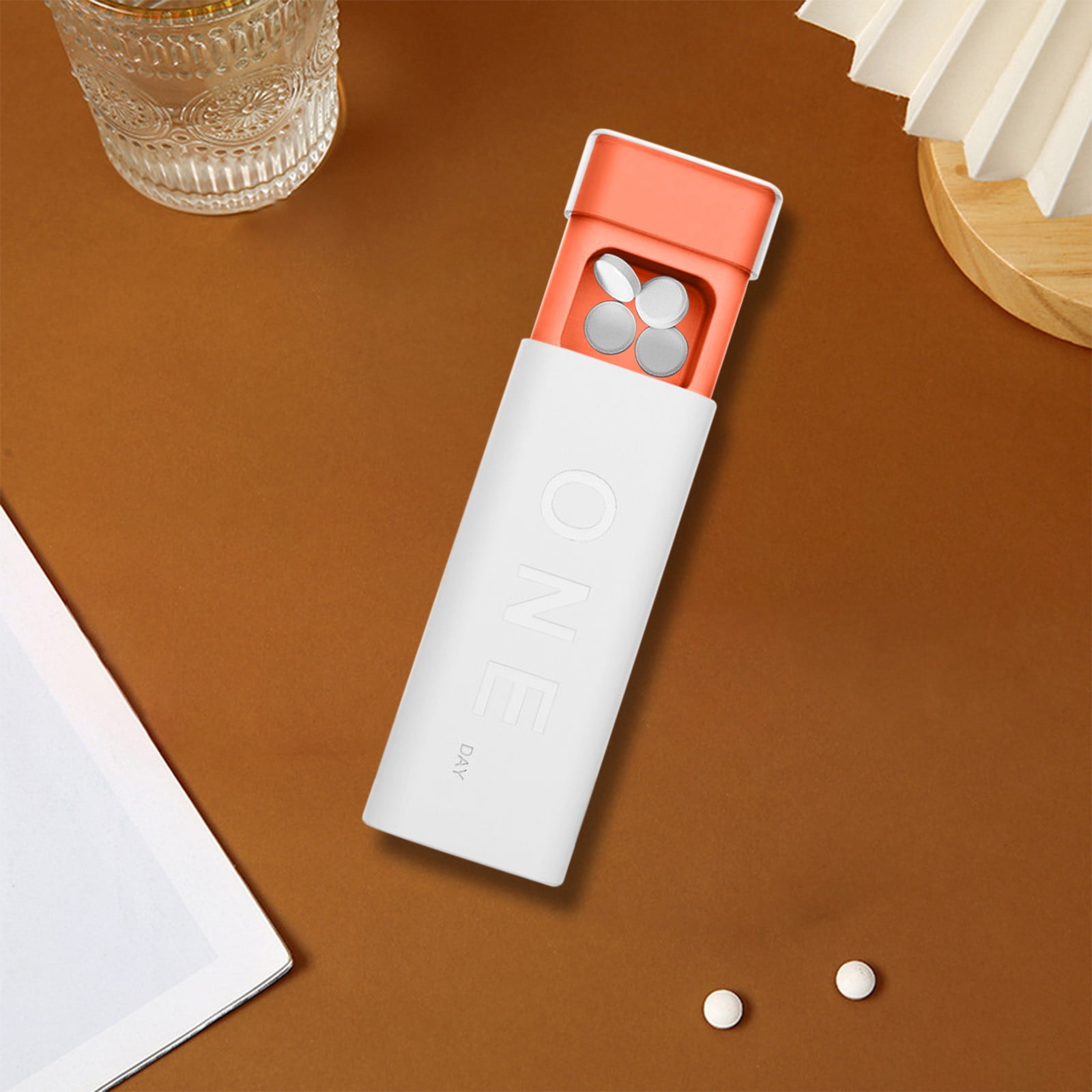 XiYing 7-Day Weekly Pill Organizer Box, Portable Medicine Dispenser ...