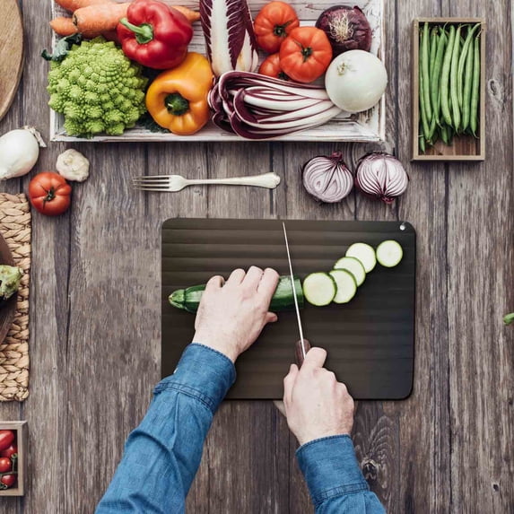 XiYing Fast Thawing Board, Aluminum Kitchen Defrosting Tray for Meat ...
