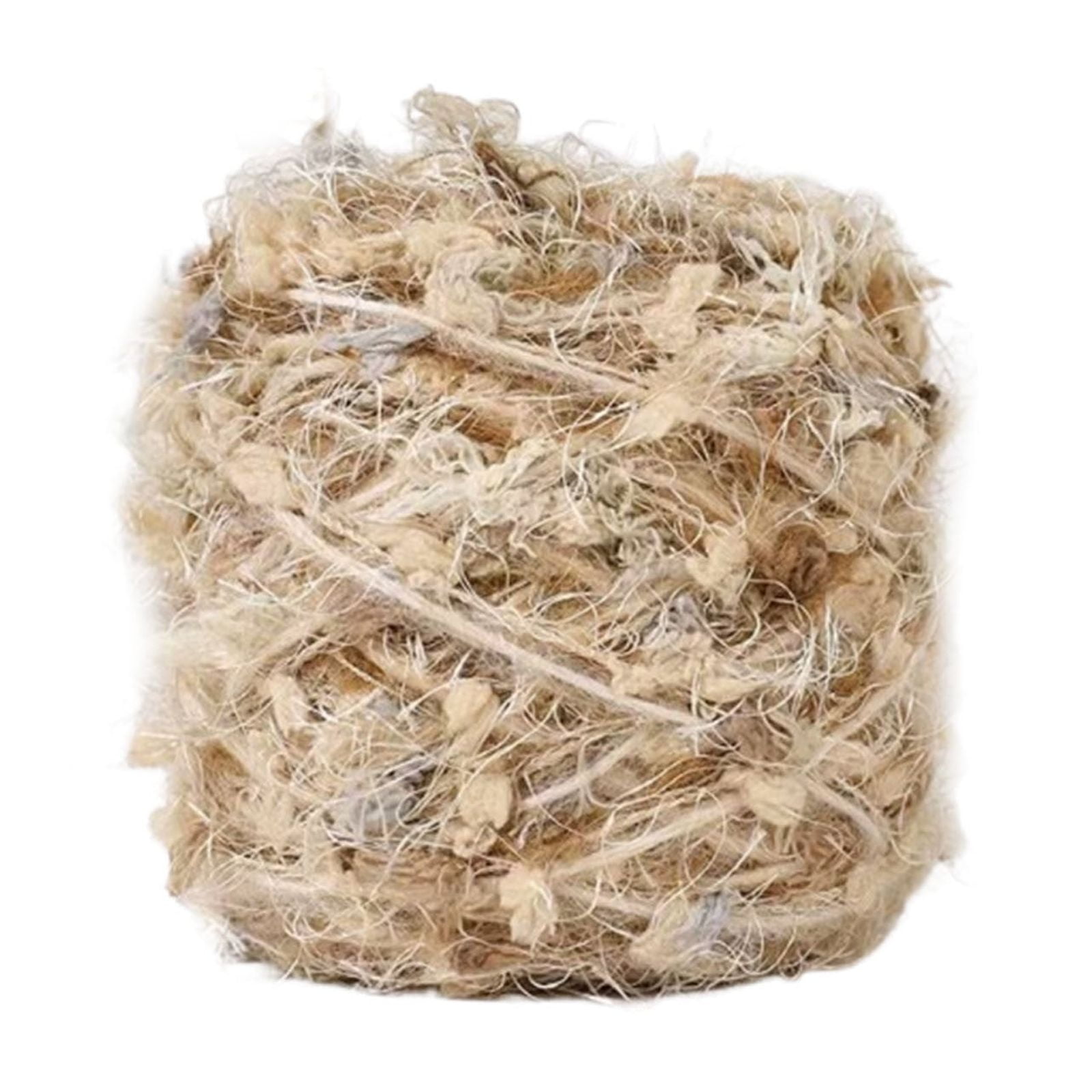 XiYing Hand Spun Art Yarn, Hand Blended Wool for Knitting, Soft Texture ...