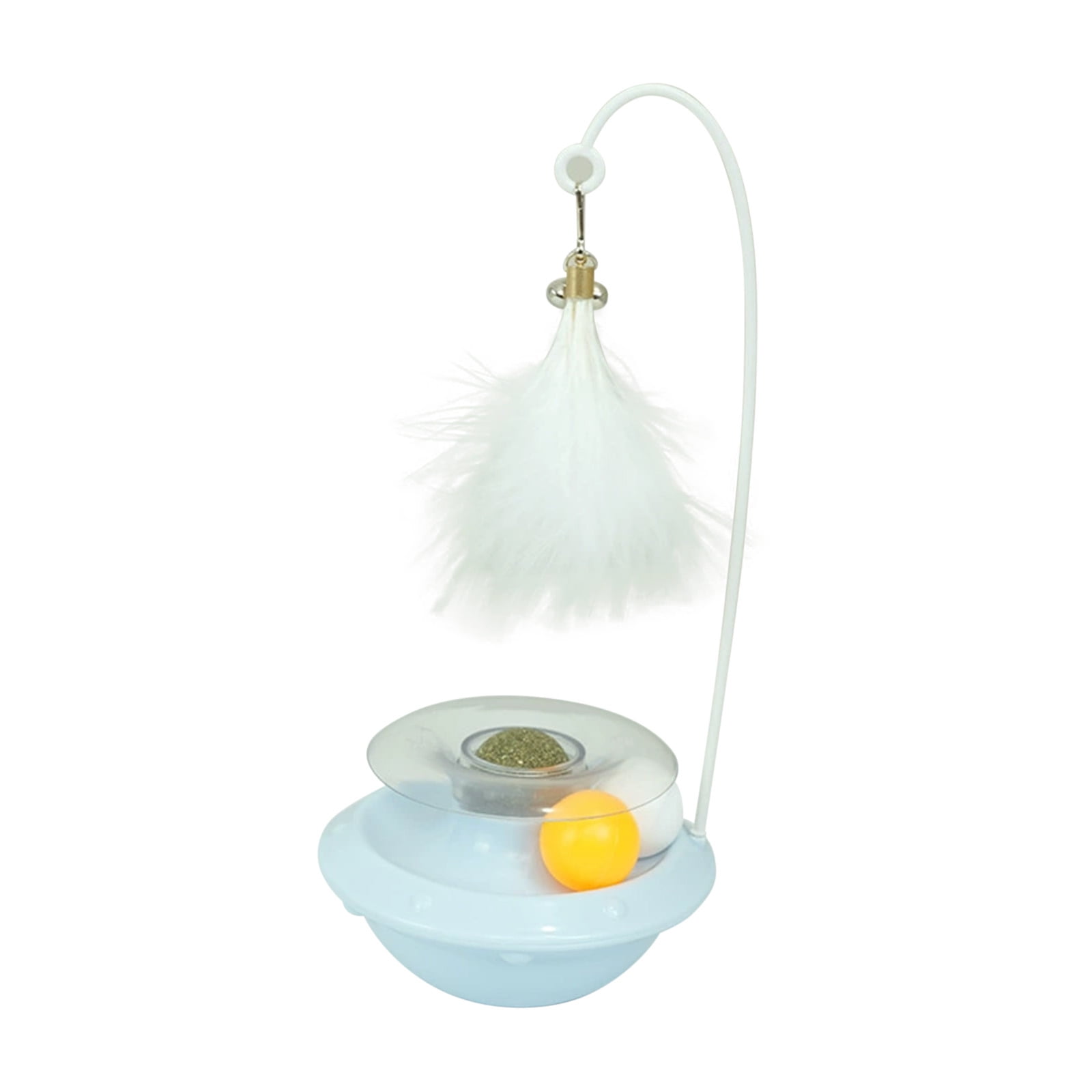 XiYing Interactive Cat Toy Tumbler with Wobble Motion, Teaser Wand ...