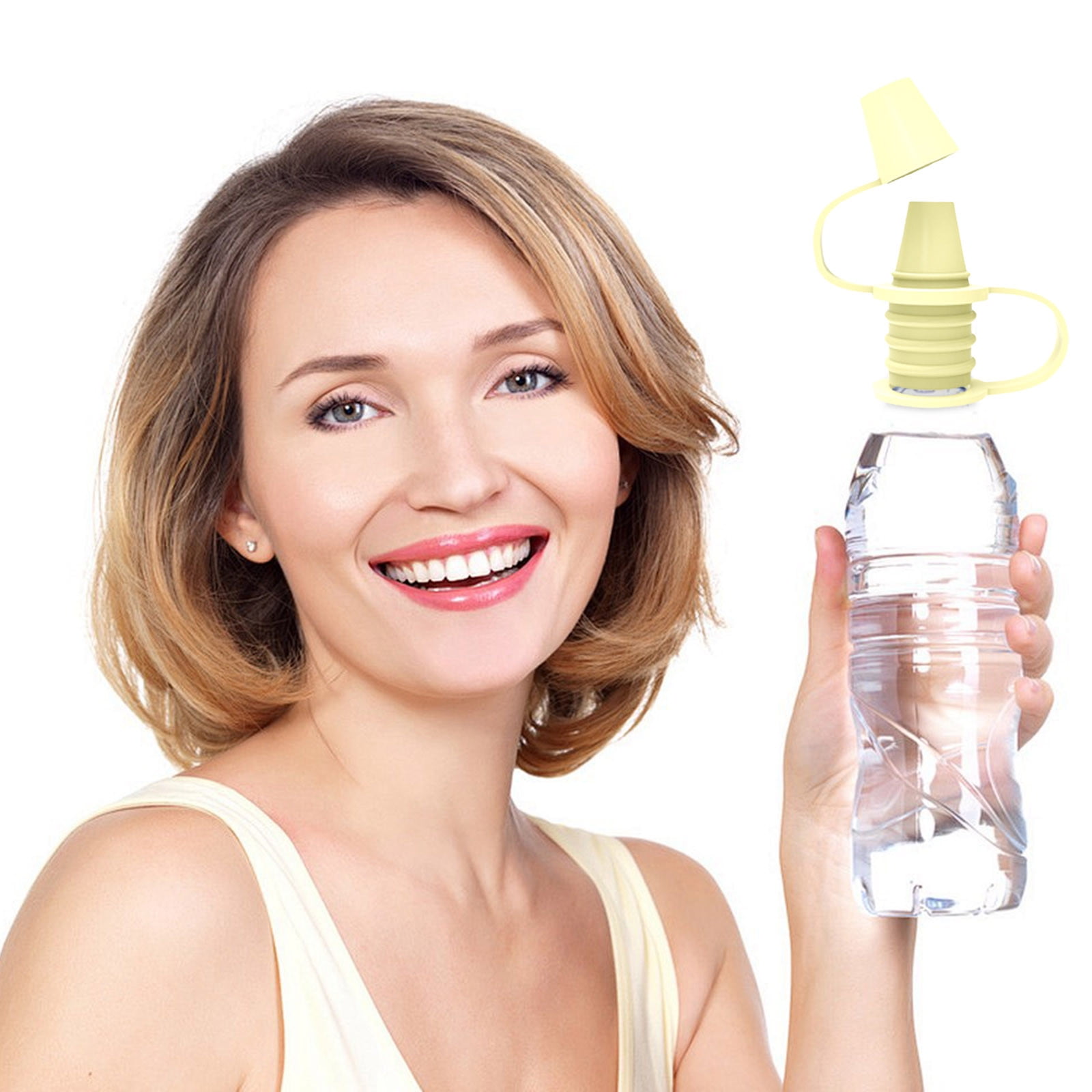 XiYing Leak-Proof Water Bottle Replacement Lid - Spill-Proof Suction ...