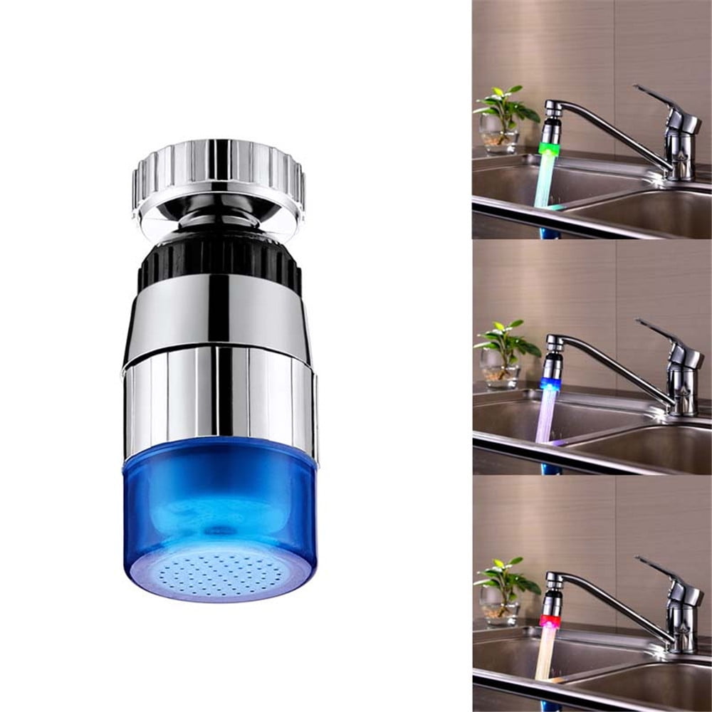 XiYing Led Water Faucet with Multicolor Light, Activated By Water Flow ...