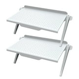 XiYing No Punching Computer Monitor Shelf, Abs Plastic Tv Set Top Box ...