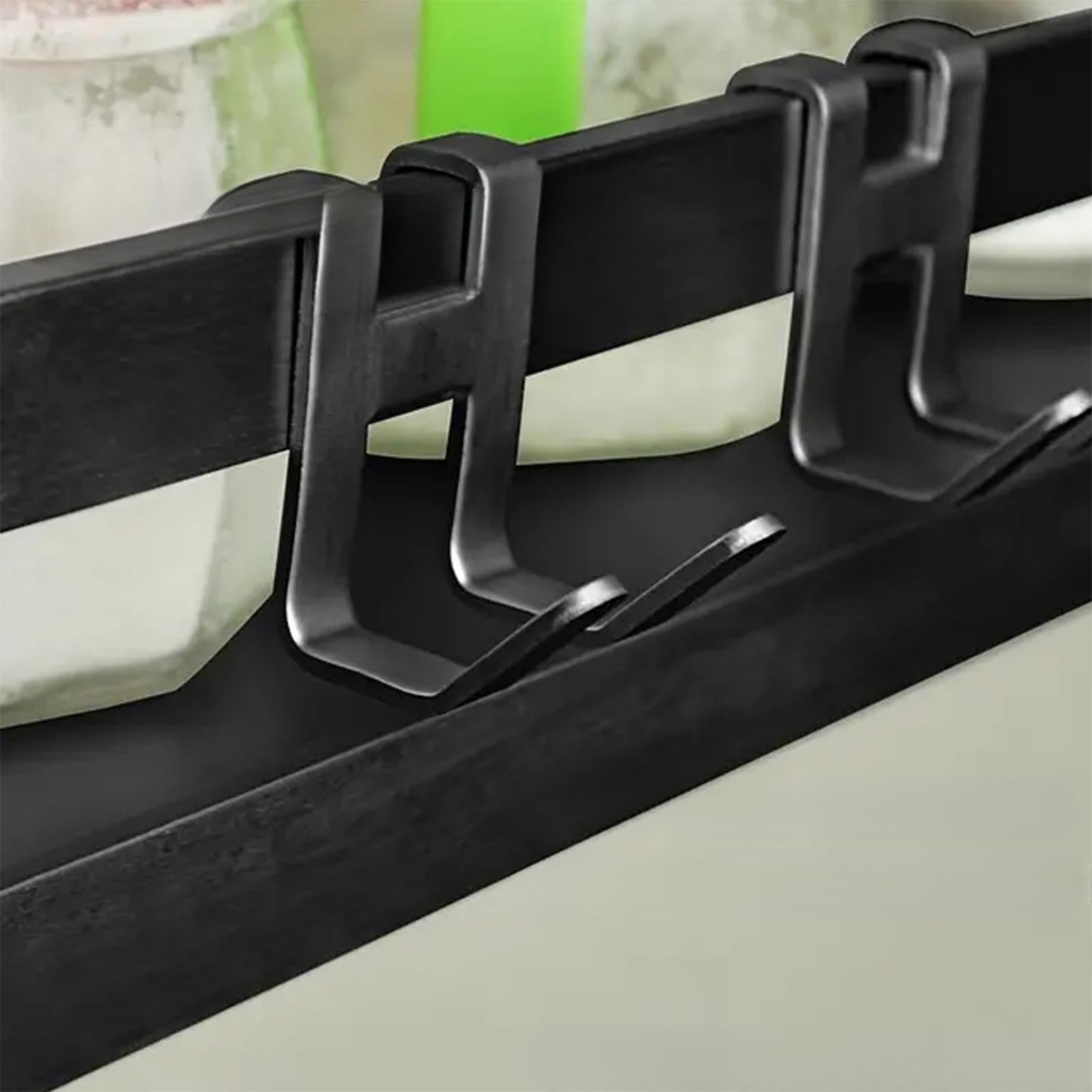 XiYing Non Perforated Aluminum Double Hook, Drilling-Free Installation ...