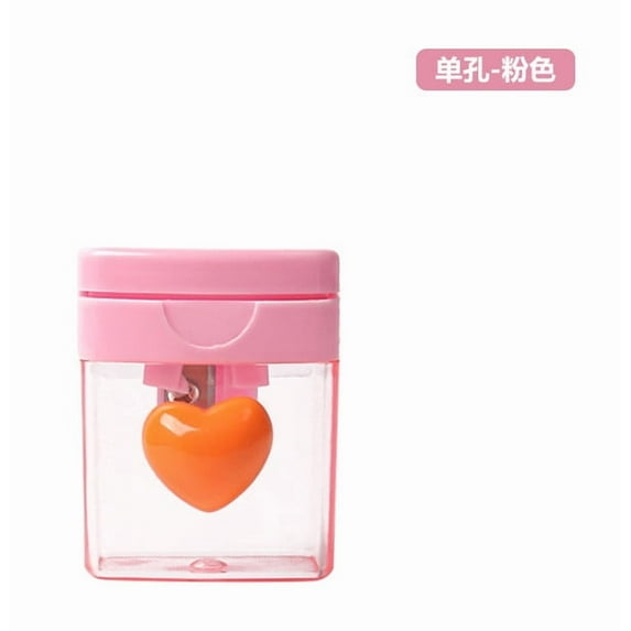 XiYing Oval Manual Pencil Sharpener with Clear Cover, Single Hole ...