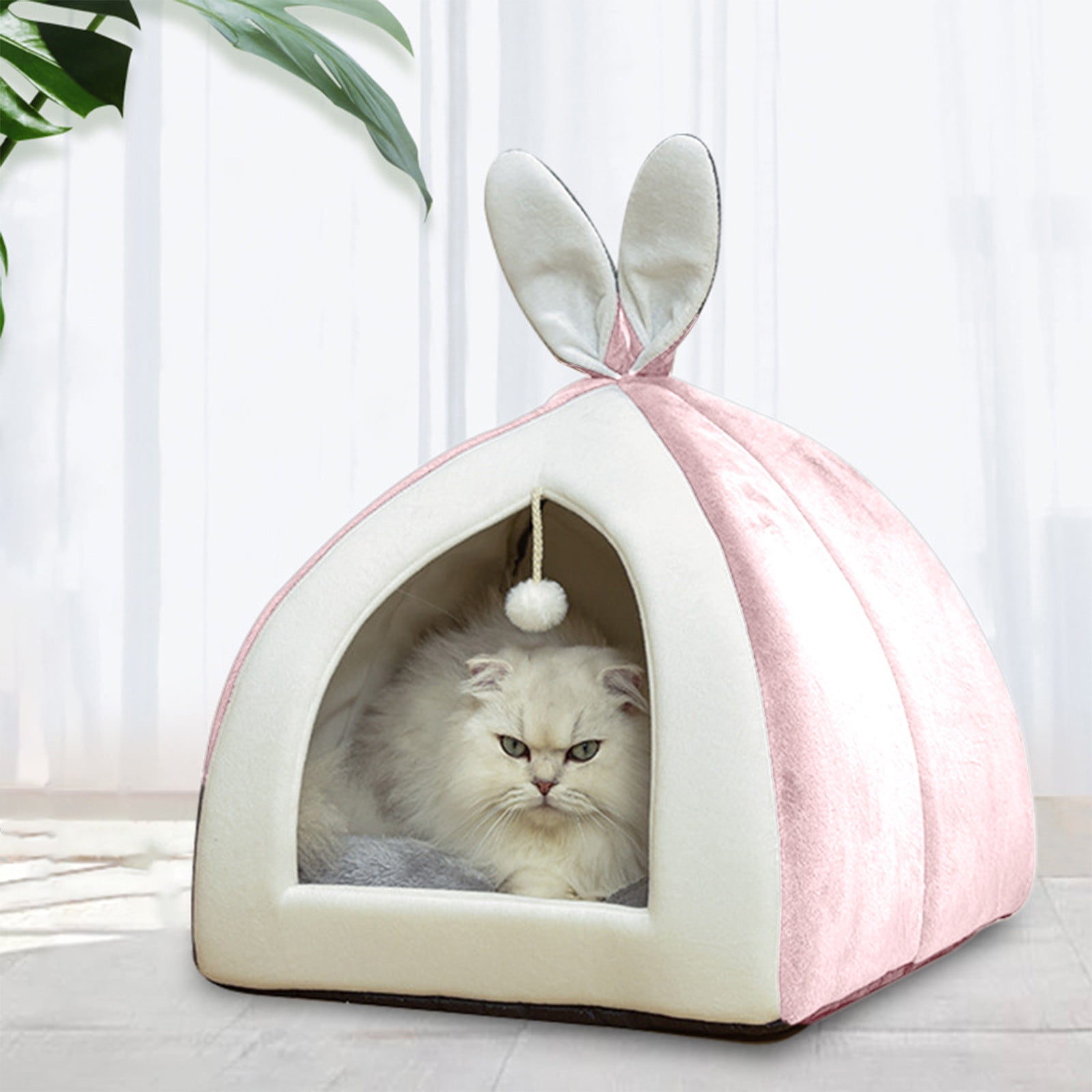 XiYing Warm Enclosed Pet Cave Bed for Indoor and Outdoor Cats, Dogs ...