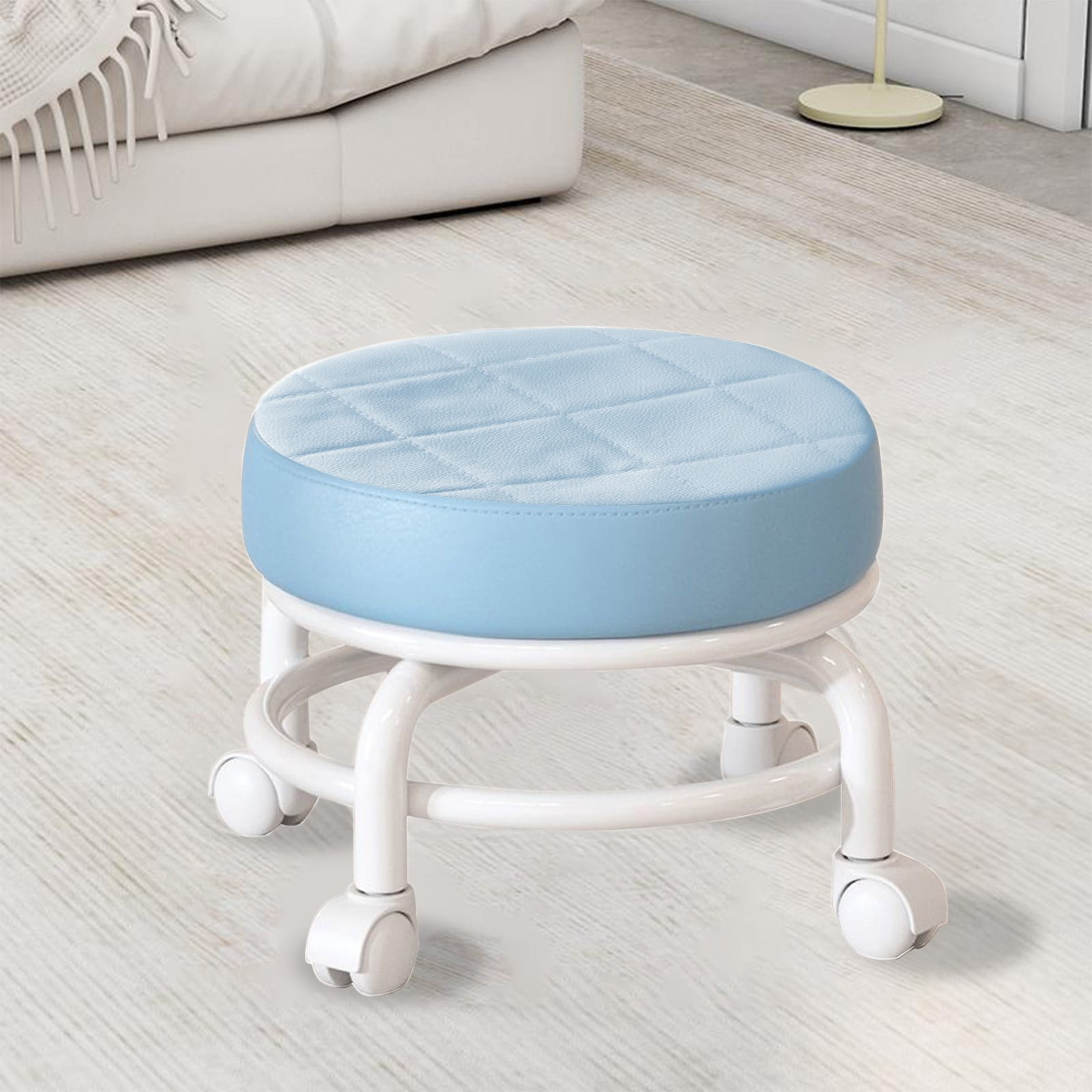 XiYing Wheeled Low Stool for Home Use | Universal Wheel Shoe Stool ...