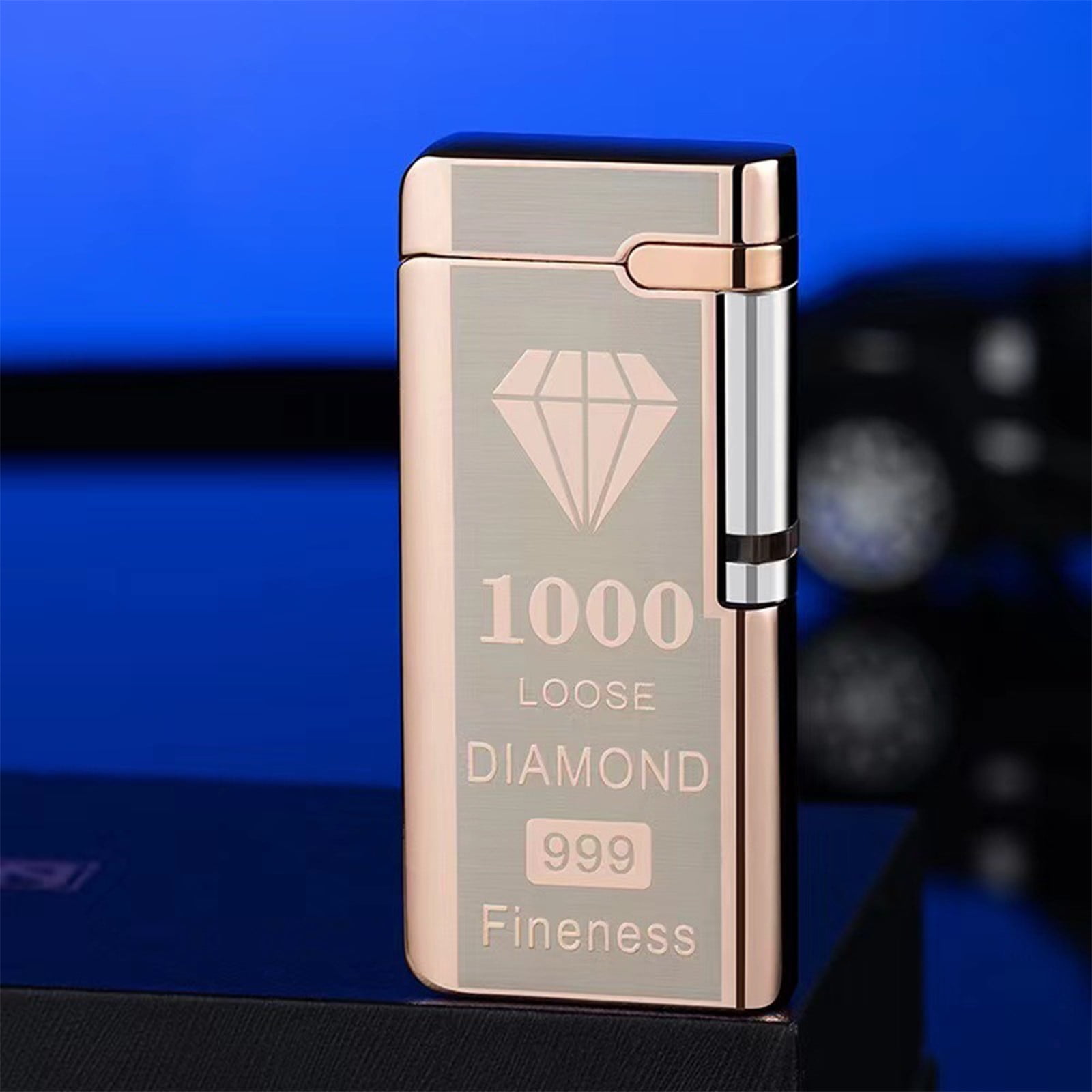 XiYing Windproof Butane Torch Lighter with Adjustable Red Flame, Alloy ...