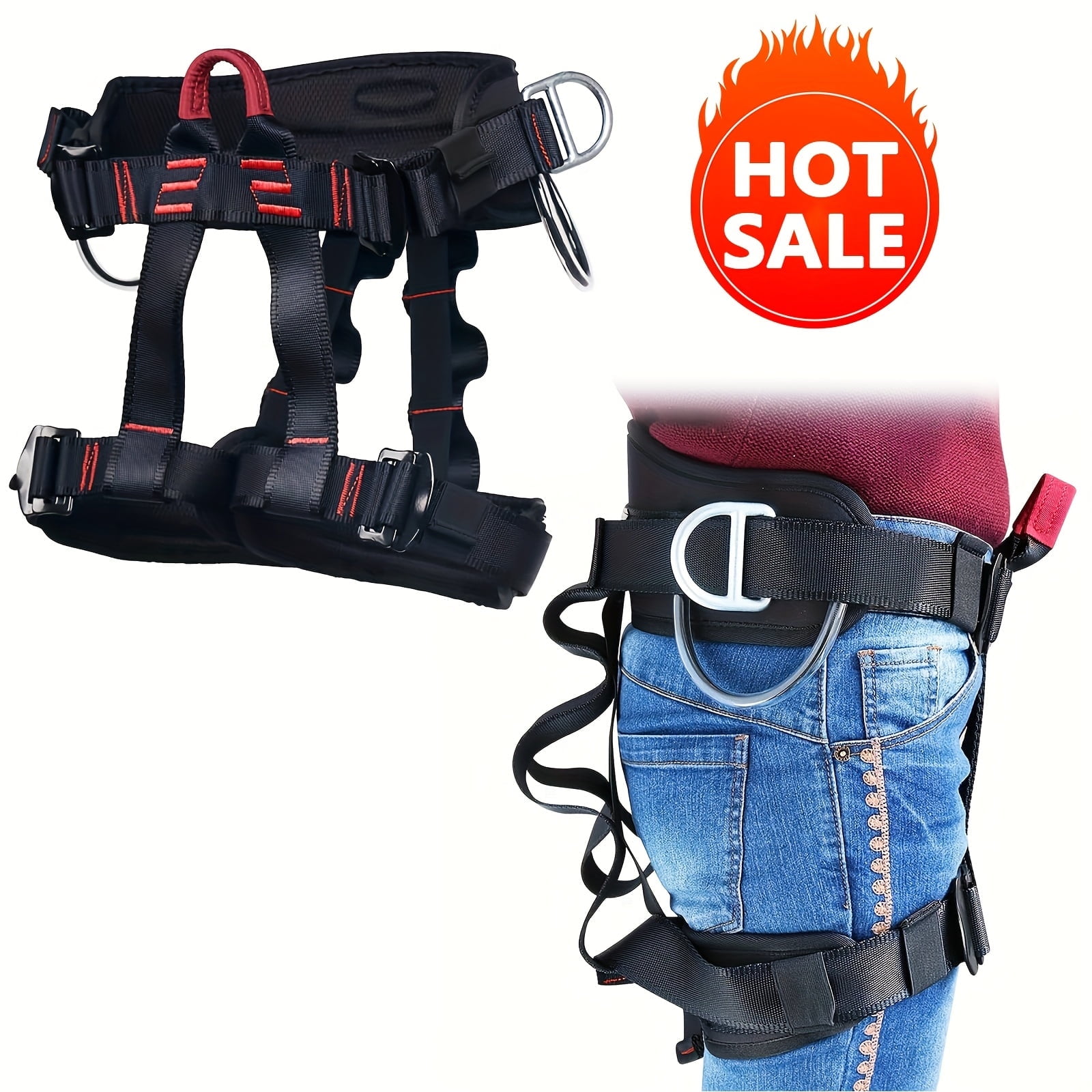 XiaZ Climbing Harness Belt, Professional Work Harness With Adjustable Half Body Design For ...