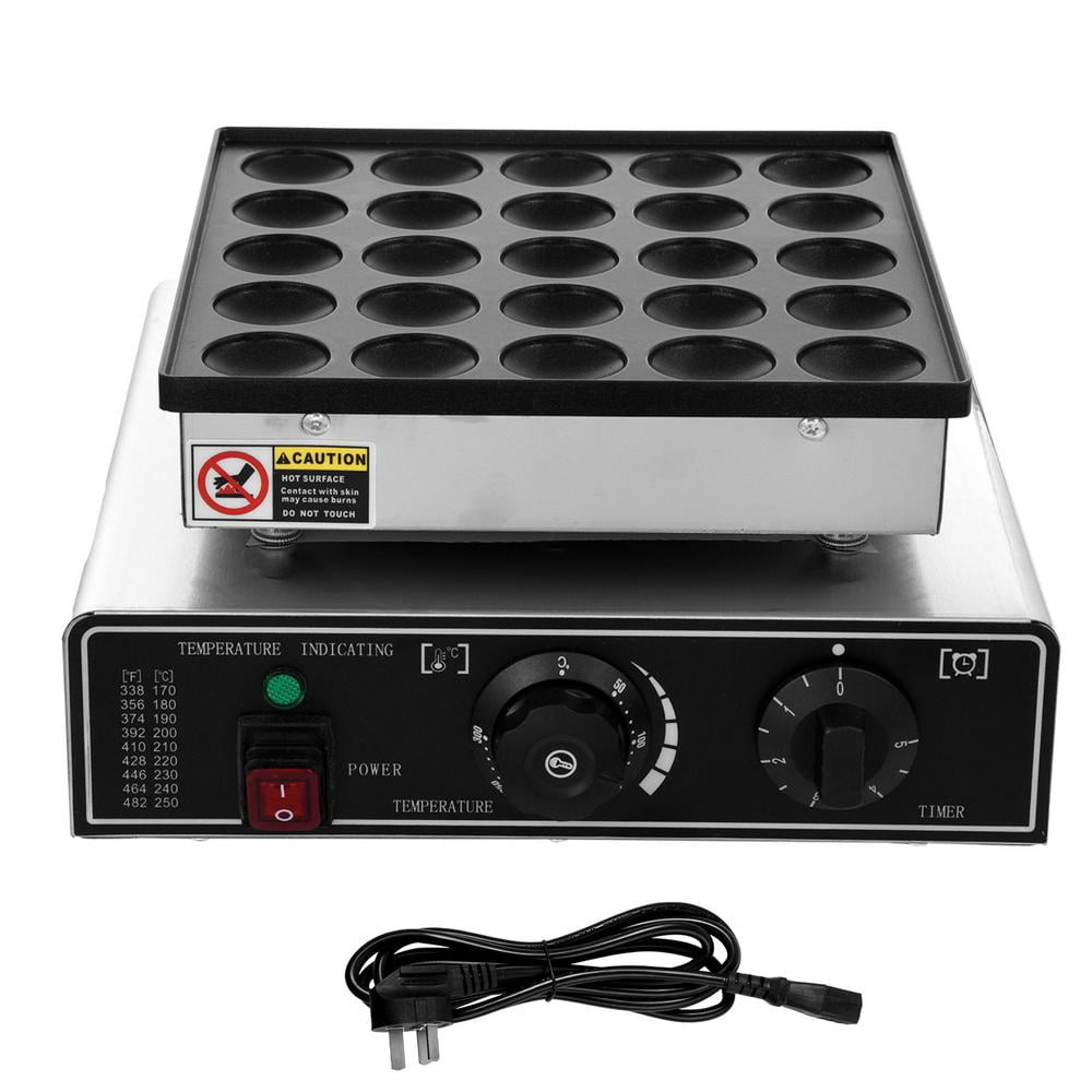 Xianers 110V Mini Dutch Pancake Baker 25 Pieces 850W Mini Pancakes ...