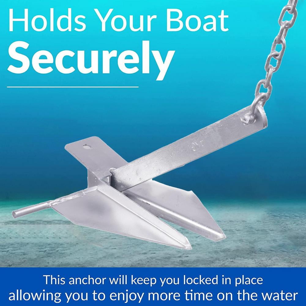 Xianers 13-Pound Boat Anchoar ,Seachoice Utility Anchoar With Slip Ring ...