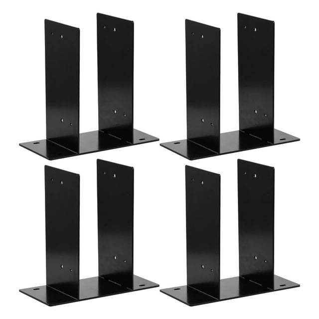 Xianers 4×4 Inch Deck Post Bracket 4pcs Post Brackets for Concrete ...