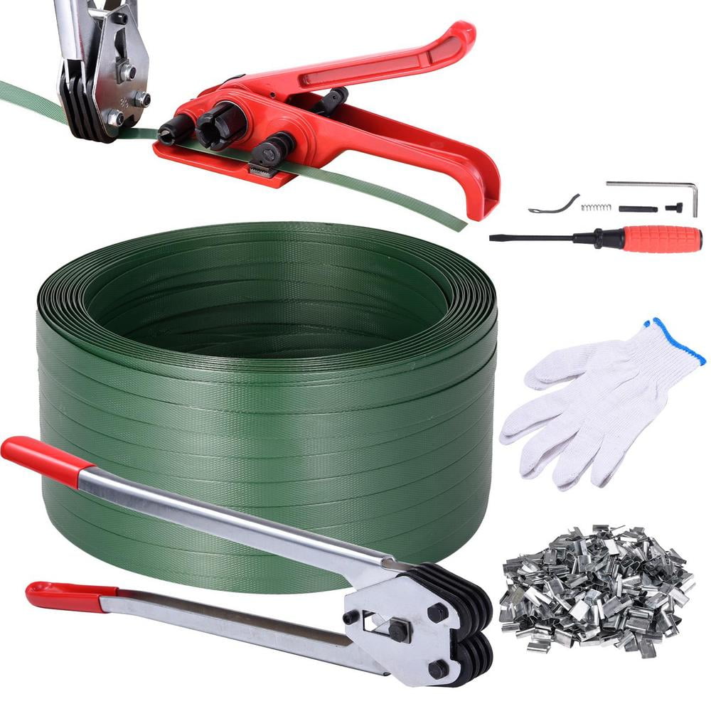 Xianers Banding Tools For Strapping Banding Tools PET Banding Strapping Kit Heavy Duty Pallet ...