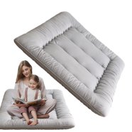 Extra Thick Foam Futon Mattress, Folding Japanese Roll-Up Sleeping Pad ...