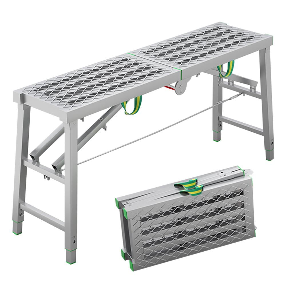 Xianers Scaffold Ladder ,Work Platforms ,Step Ladder Aluminum Work Platform Ladder Drywall Bench ...