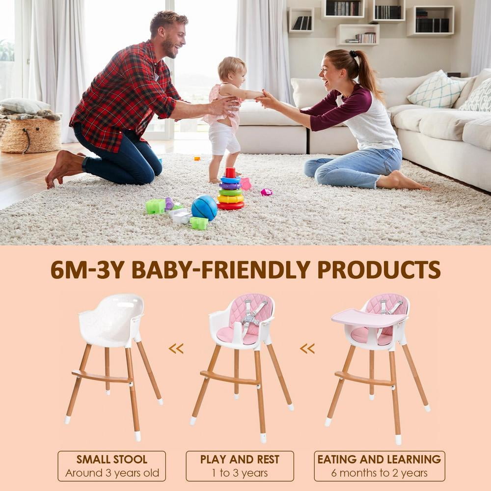 Xianers Toddler Feeding Chair Toddler Chair Wood Dining Booster Seat ...