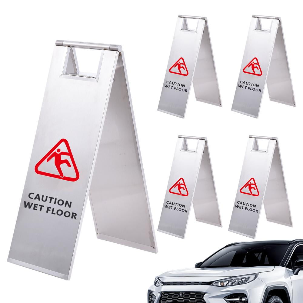 Xianers Wet Floor Signs Safety Signs Caution Floor Sign Folding Warning ...