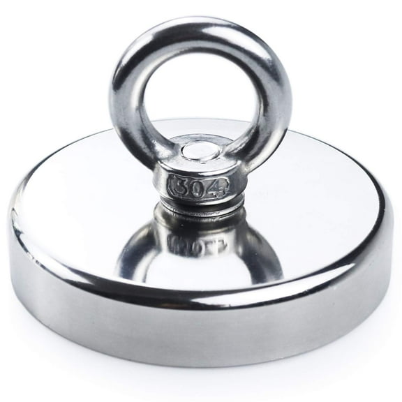 DIYMAG Neodymium Fishing Magnets, 1000lbs (453KG) Pulling Force Rare ...
