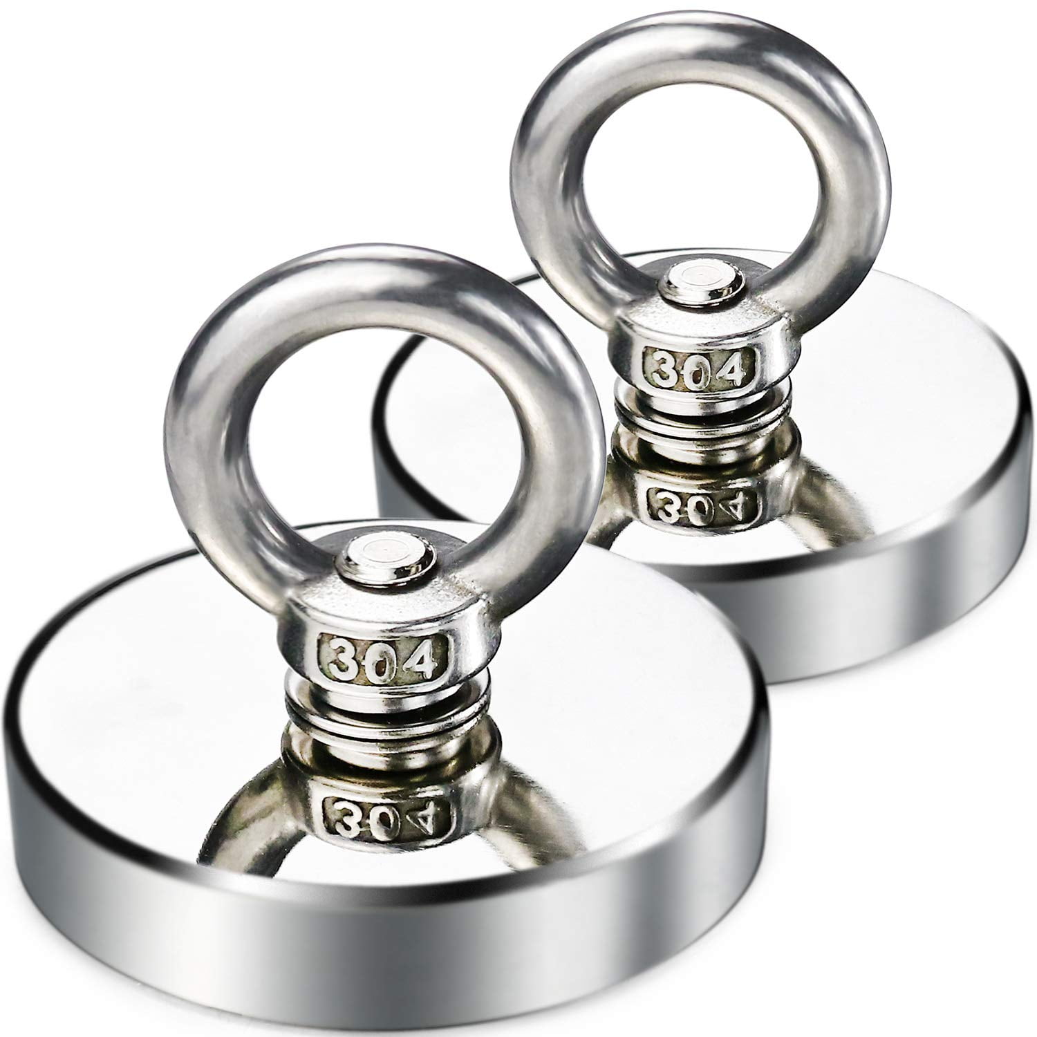 Xiangyi Super Strong Neodymium Fishing Magnets, 1200 lbs（544 KG ...