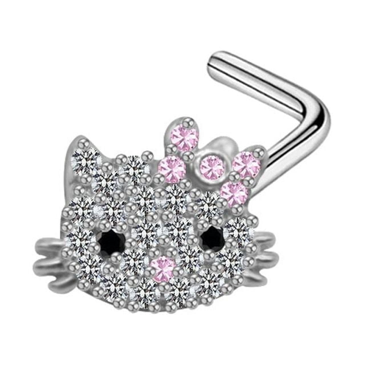 Xianningshilaihui Hello Kitty, Y2K Metal Belly Button Nose Lip Body ...