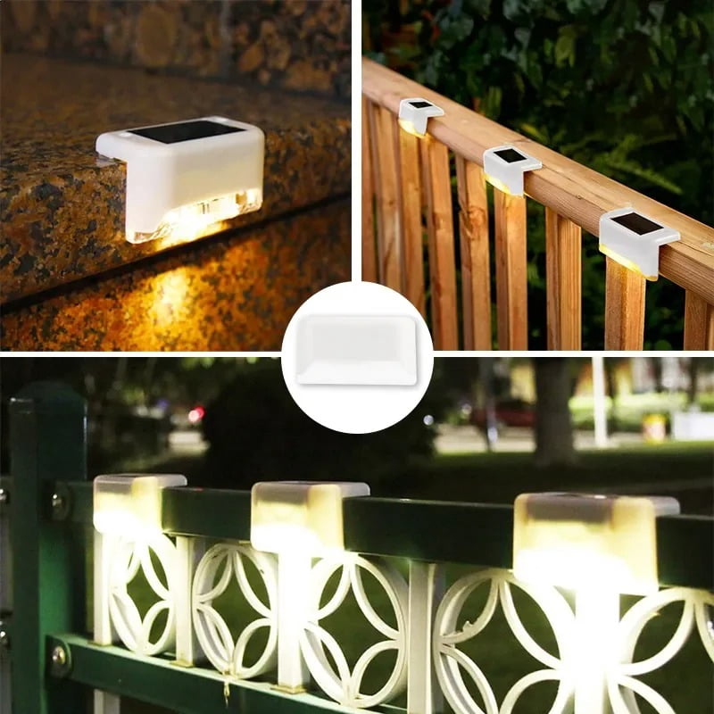 From Xiao Bei strict selection 4-32 Pack LED Solar Step Lamp Path Stair ...