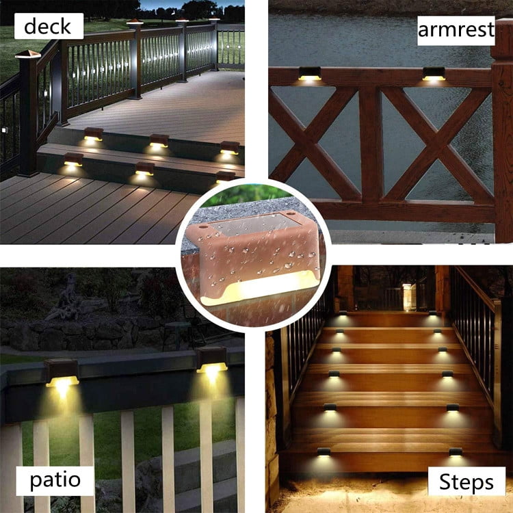 From Xiao Bei strict selection Warm White LED Solar Step Lamp Path ...