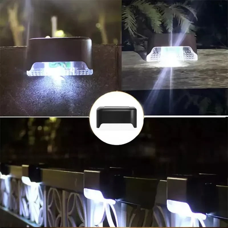 From Xiao Bei strict selection Warm White LED Solar Step Lamp Path ...