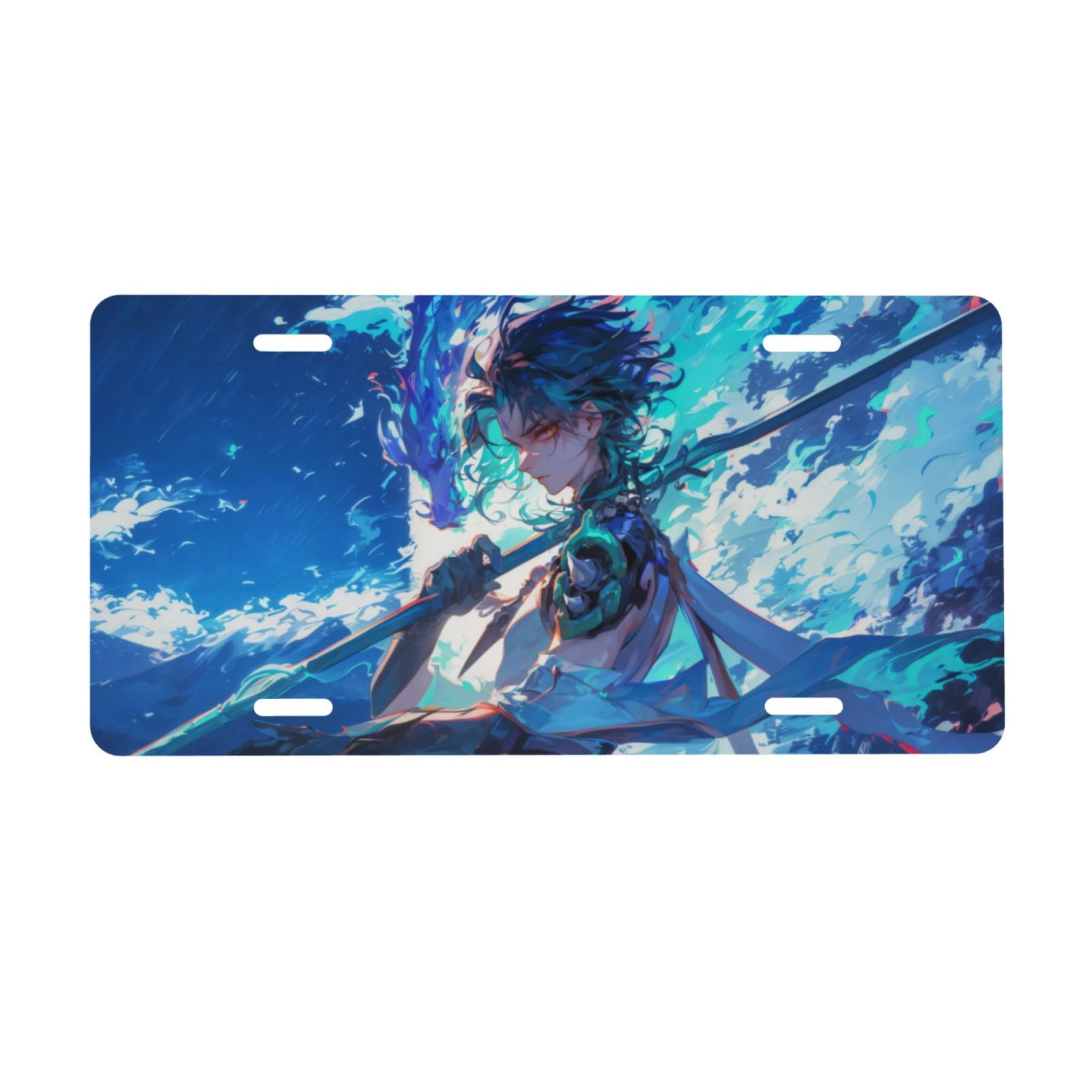 Xiao Genshin Impact License Plate, Car Front License Plates With 4 ...