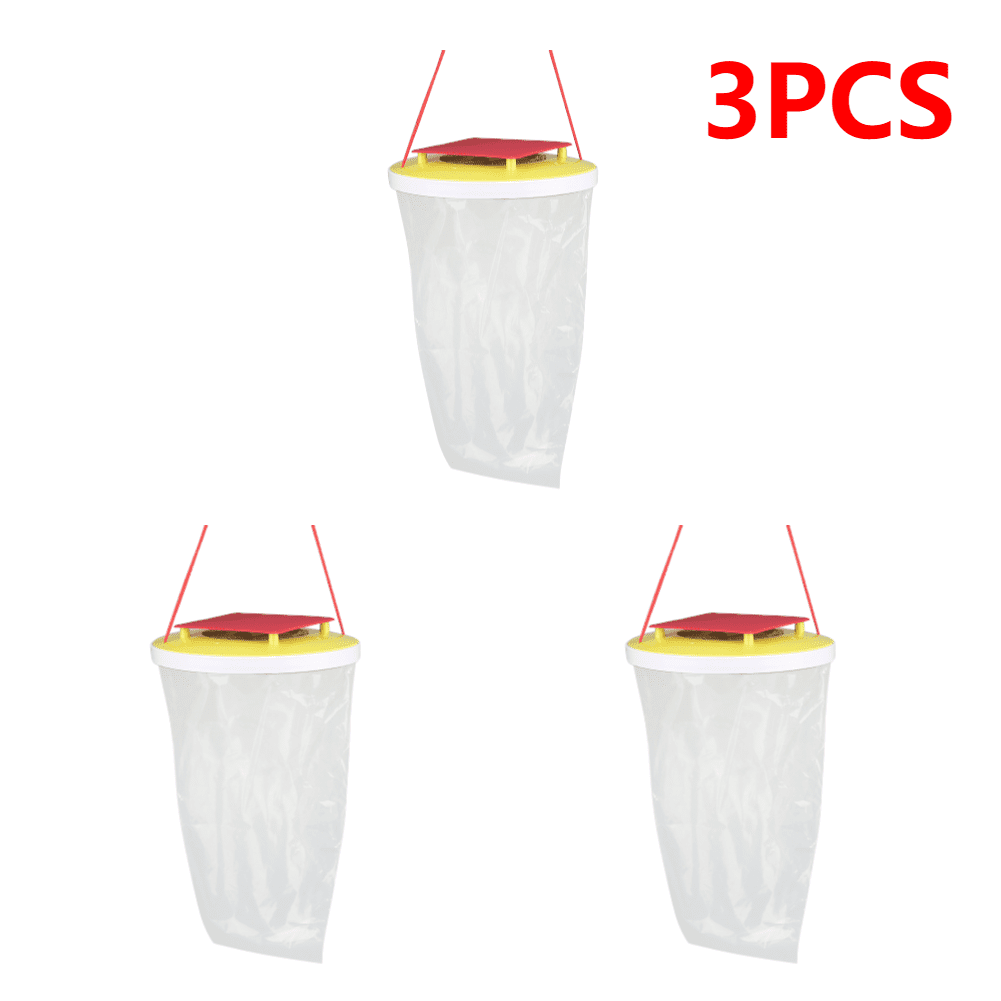 Xiao Hang 1-10PCS Fly Trap Hanging Fly Catcher Non-toxic Fly Lure Bag ...