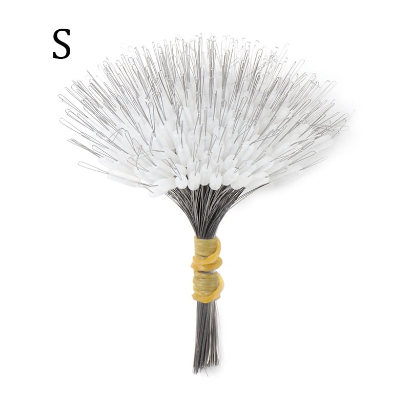 Xiao Hang 300Pcs Silicone Space Bean Oval Stopper Bobber Profession ...