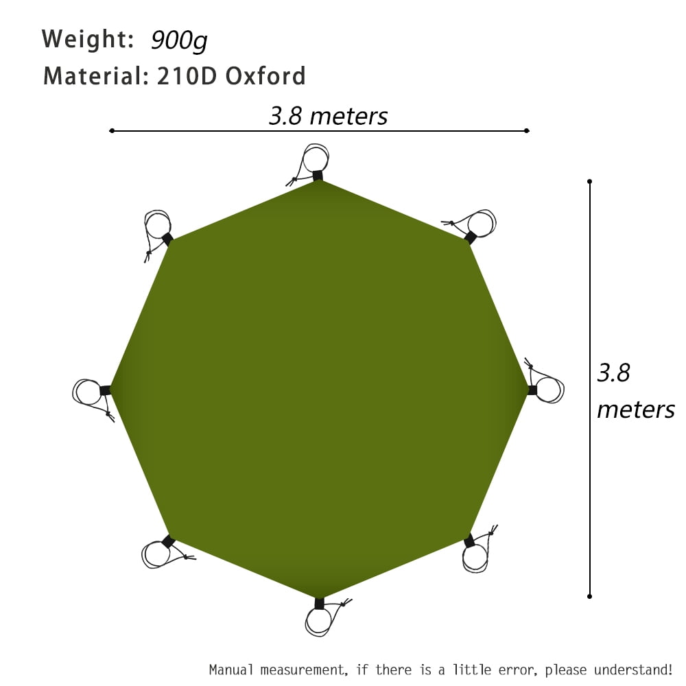 Xiao Hang 4x4 Waterproof Camping Groundsheet Large Picnic Mat 3x3 Tent ...