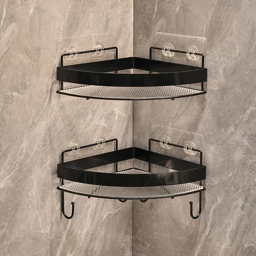 Xiao Hang Gold Bathroom Storage Rack non punching tripod Wall Mounted ...