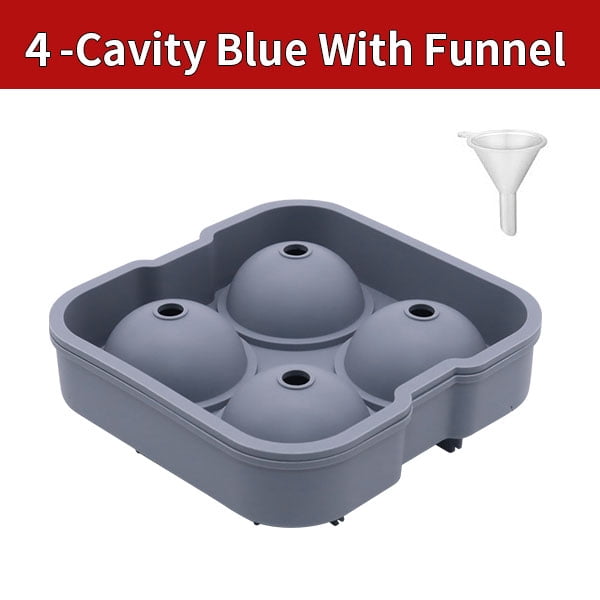 Xiao Hang Large Sphere Ice Cube Molds 4/8 Grid Whiskey Ice Mold Leak ...