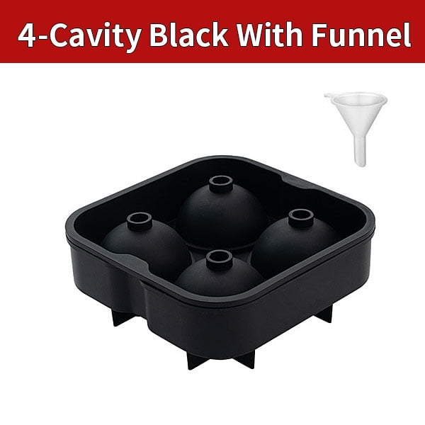 Xiao Hang Large Sphere Ice Cube Molds 4/8 Grid Whiskey Ice Mold Leak ...