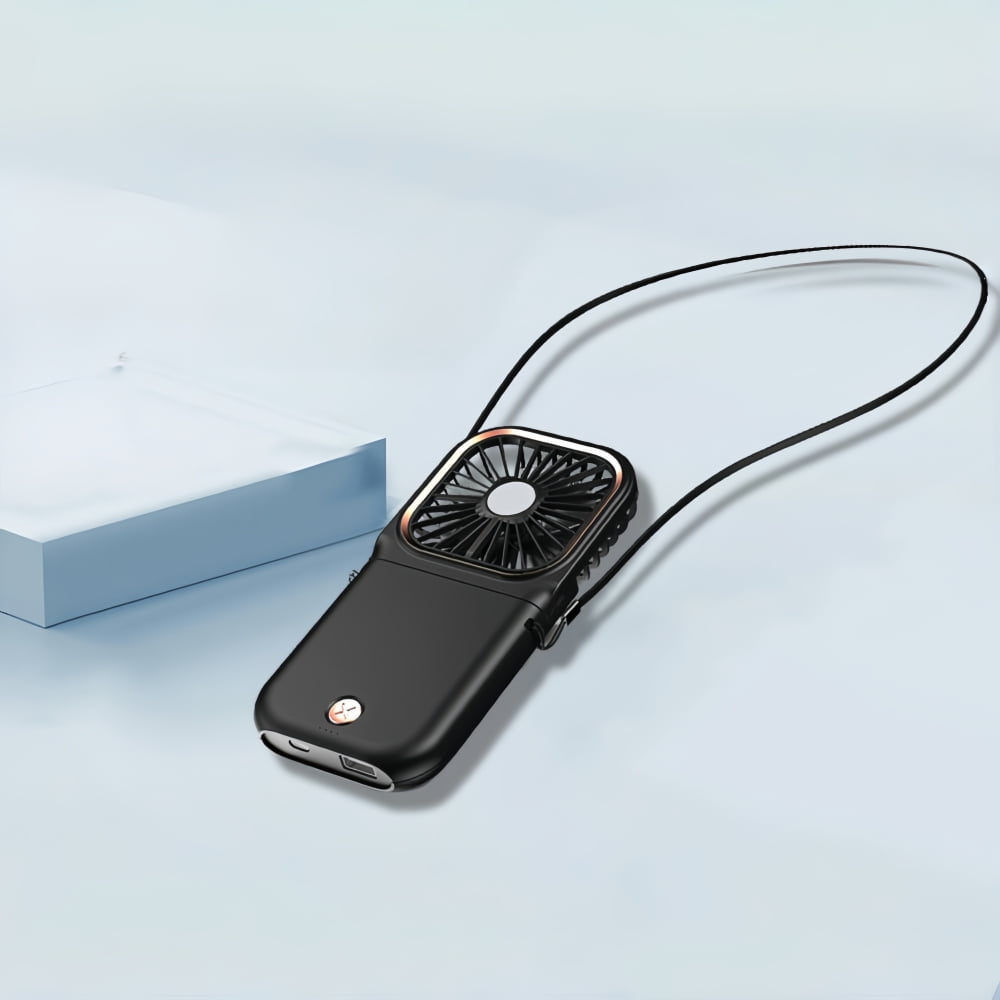 Xiao Hang USB halterneck small fan outdoor portable handheld fan power ...