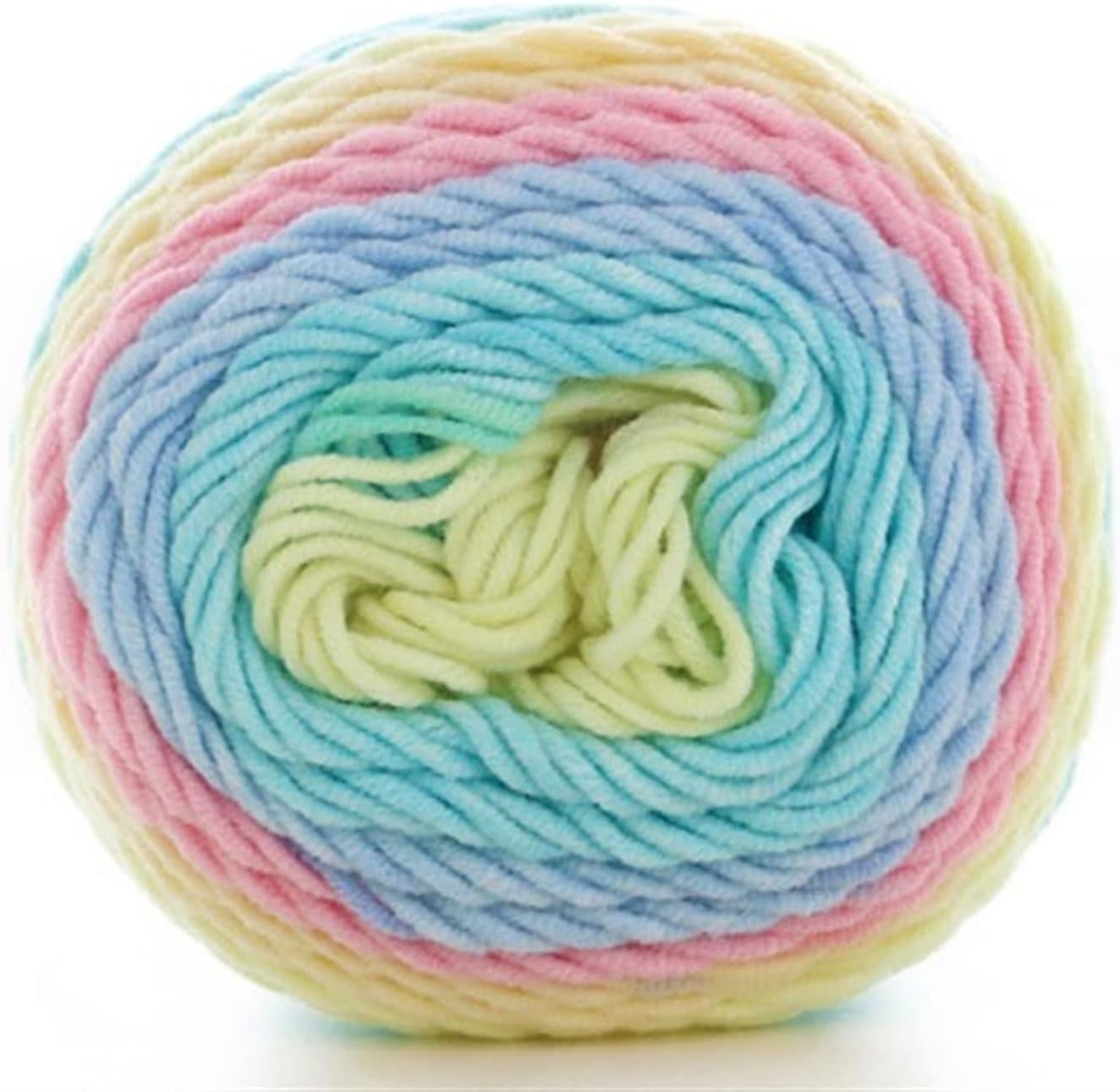 Xiao Hua 100g Segment Dyed Yarn,5 Strand Wool DIY Handmade Yarn Knitted ...