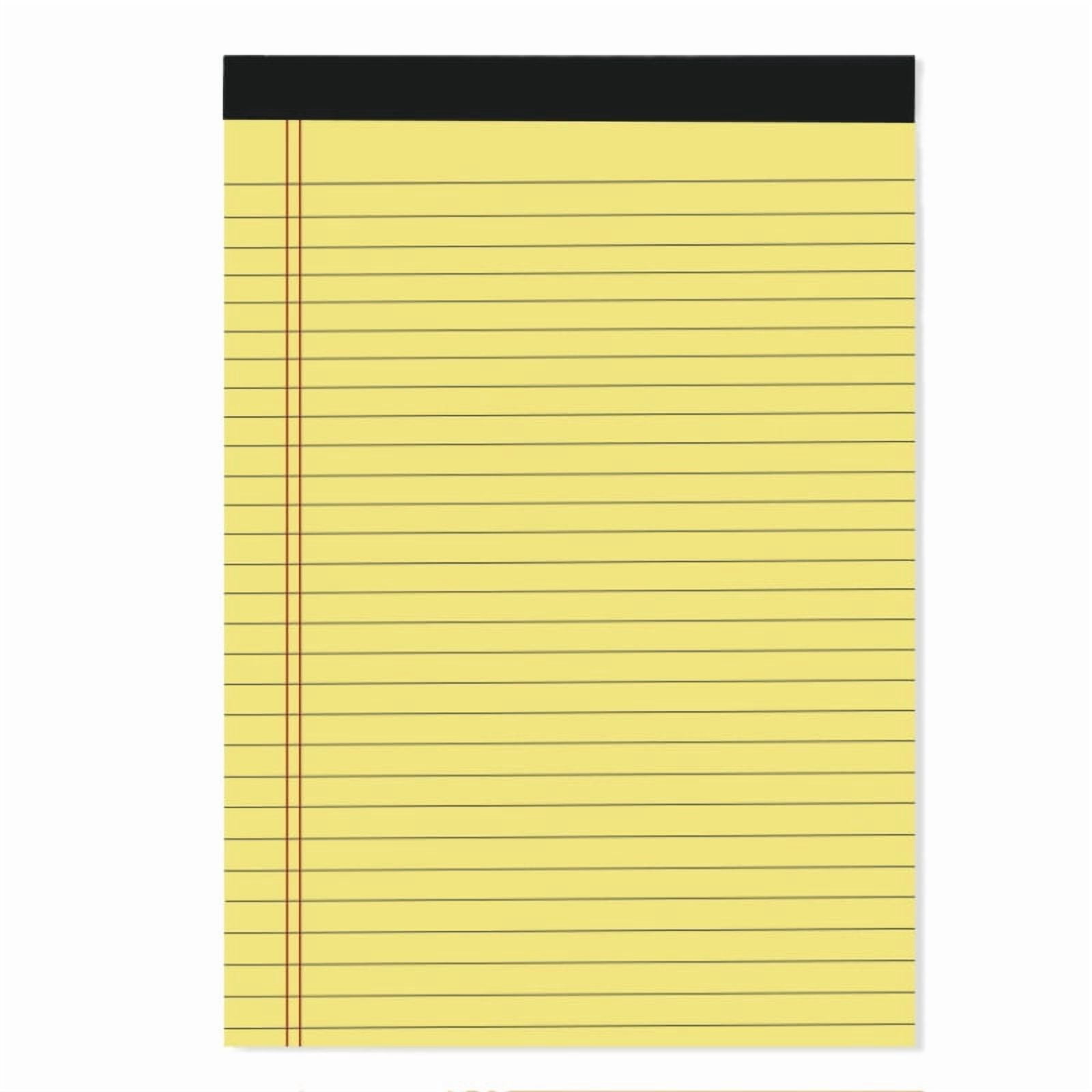 Xiao Hua 4-pack Yellow memo pad, 5 * 8-inch colored writing pad, 50 ...