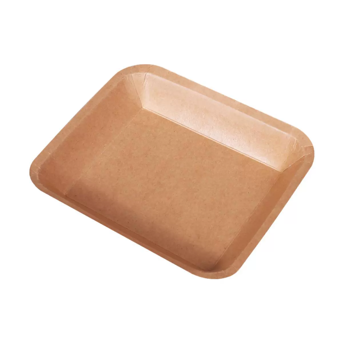 Xiao Hua 50Pcs disposable kraft paper food trays, suitable for snacks ...