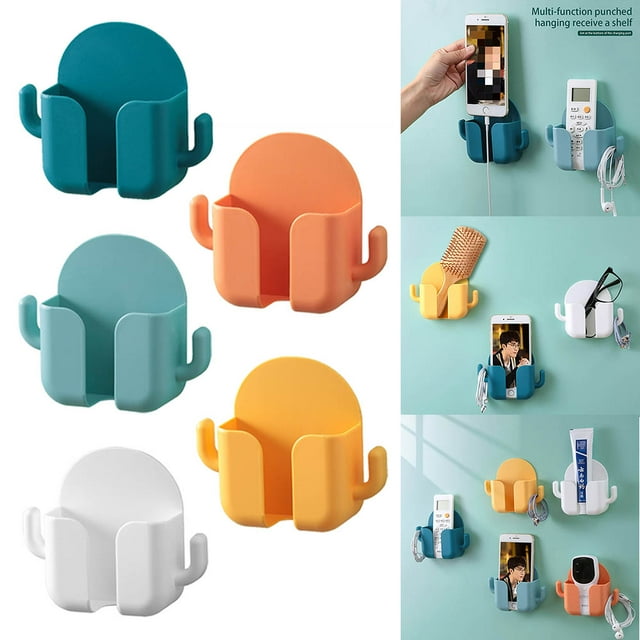 Xiao Hua 5PCS Wall Mounted Mobile Phone Stand Remote Control Manager ...