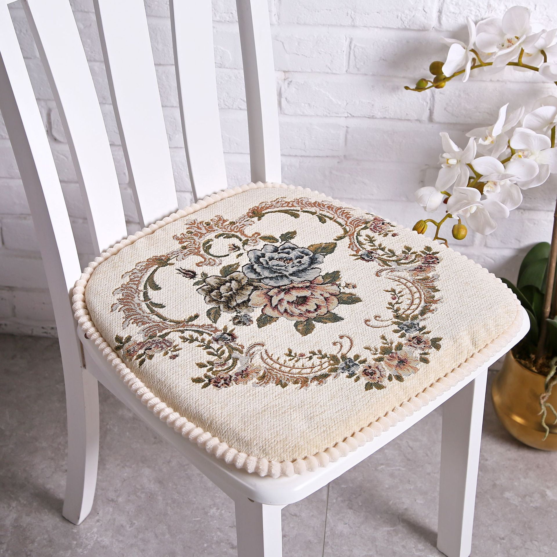 Xiao Hua Farmhouse Style U-Shaped Dining Chair Cushion - 4-Piece Set ...