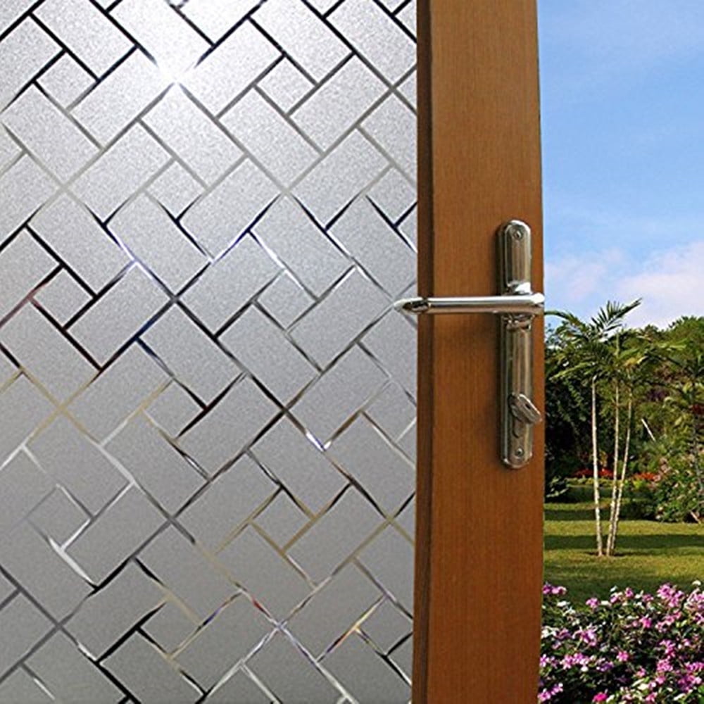 Xiao Hua PVC 18x79in door and window privacy cover film frosted glass ...