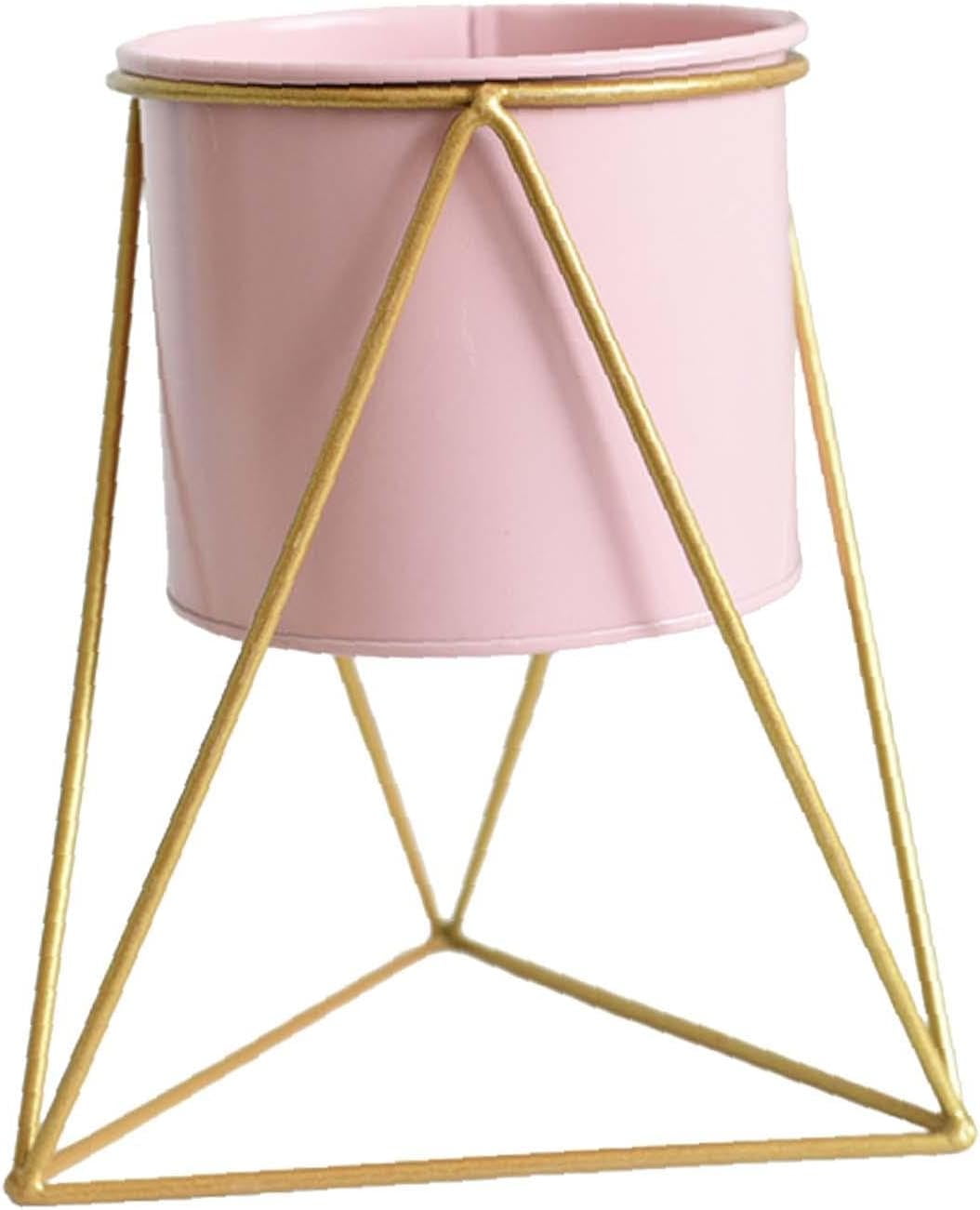 Xiao Hua Plant Holder Metal Flower Pot Stand Round Flower Basket Plant ...