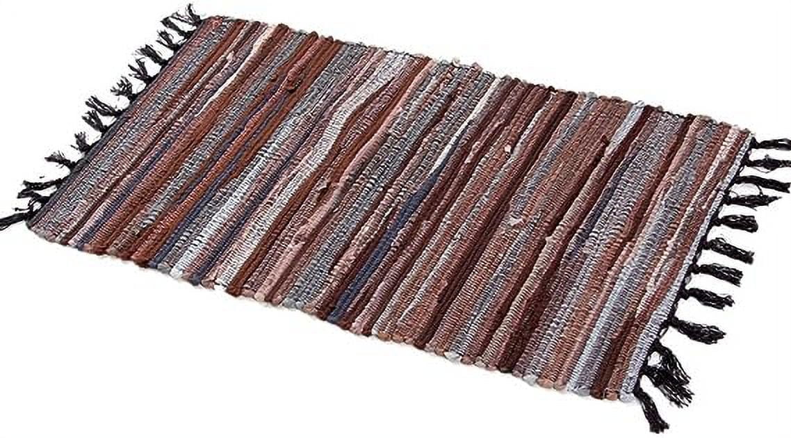 Xiao Hua Rag Rug, Machine Washable Cotton Reversible Rag Rug Hand Woven ...